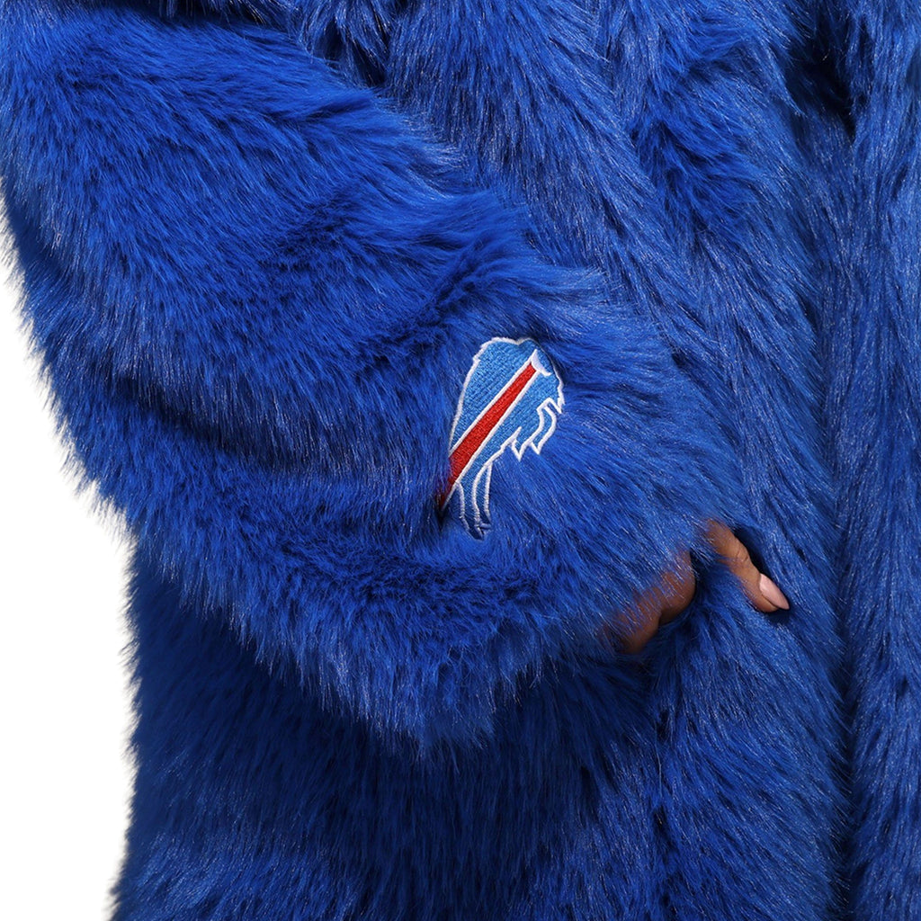 Buffalo Bills Faux Fur Long Jacket FOCO