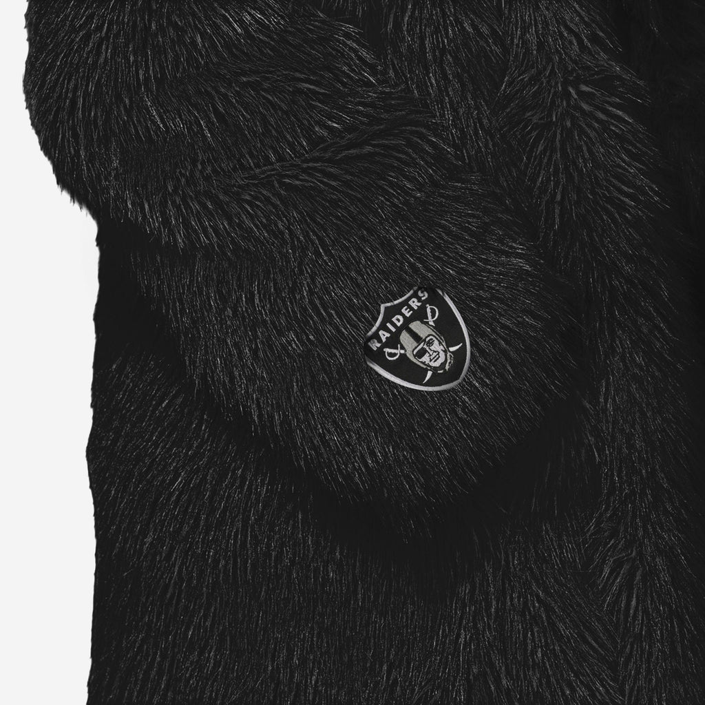 Las Vegas Raiders Faux Fur Long Jacket FOCO