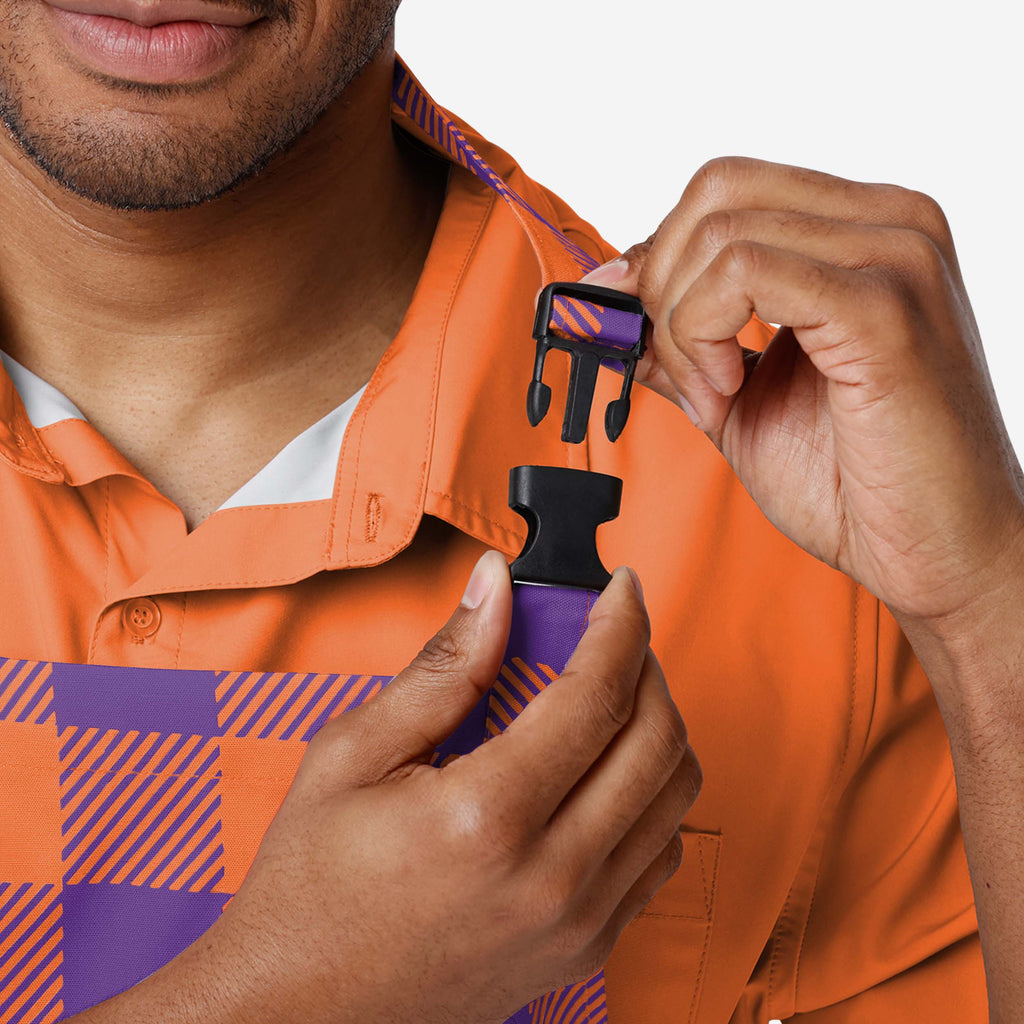 Clemson Tigers Plaid Chef Set FOCO