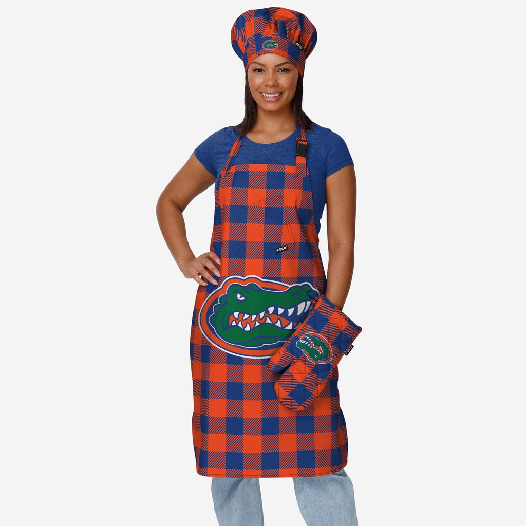 Florida Gators Plaid Chef Set FOCO
