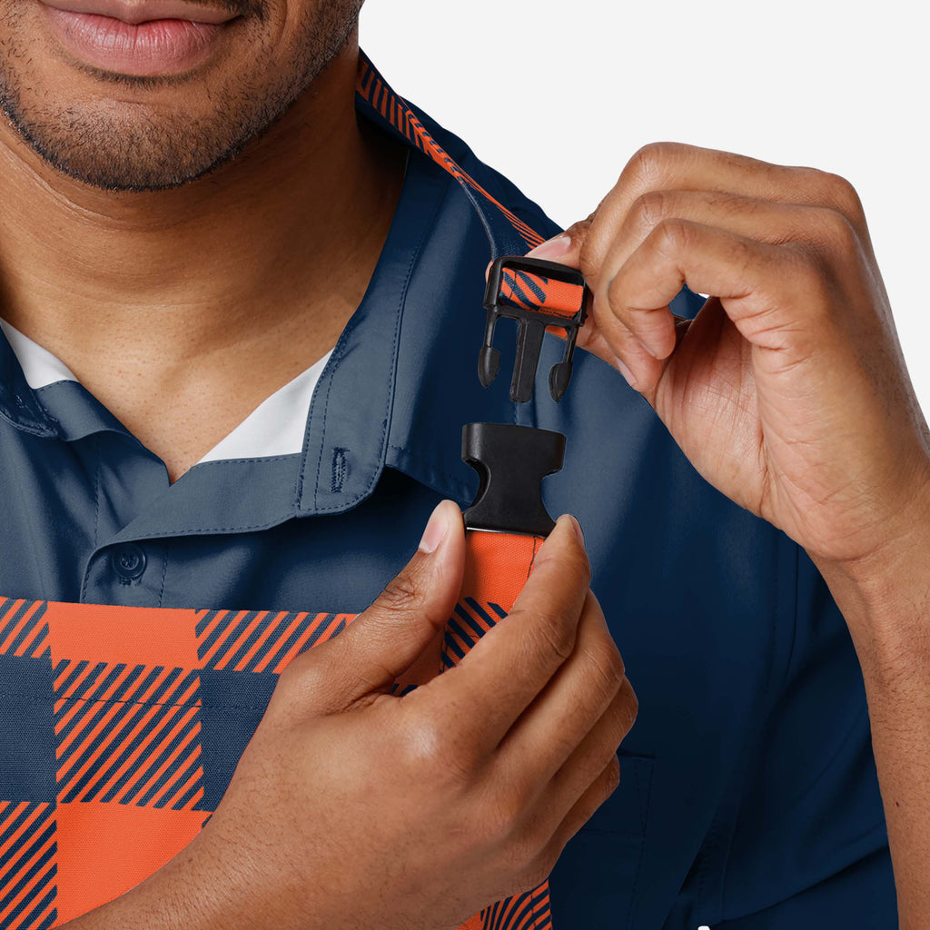 Denver Broncos Plaid Chef Set FOCO