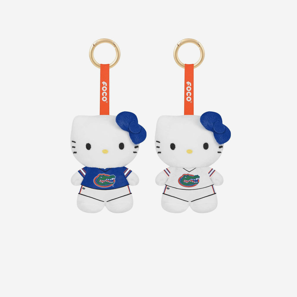 Florida Gators 2 Pack Mini Plush Hello Kitty® Bag Charm Keychain FOCO