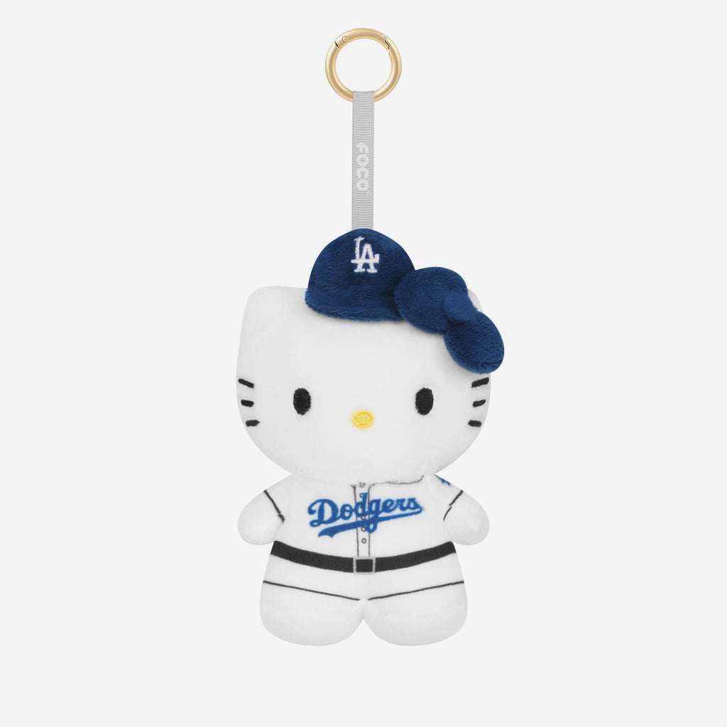 Los Angeles Dodgers Plush Hello Kitty® Bag Charm Keychain FOCO