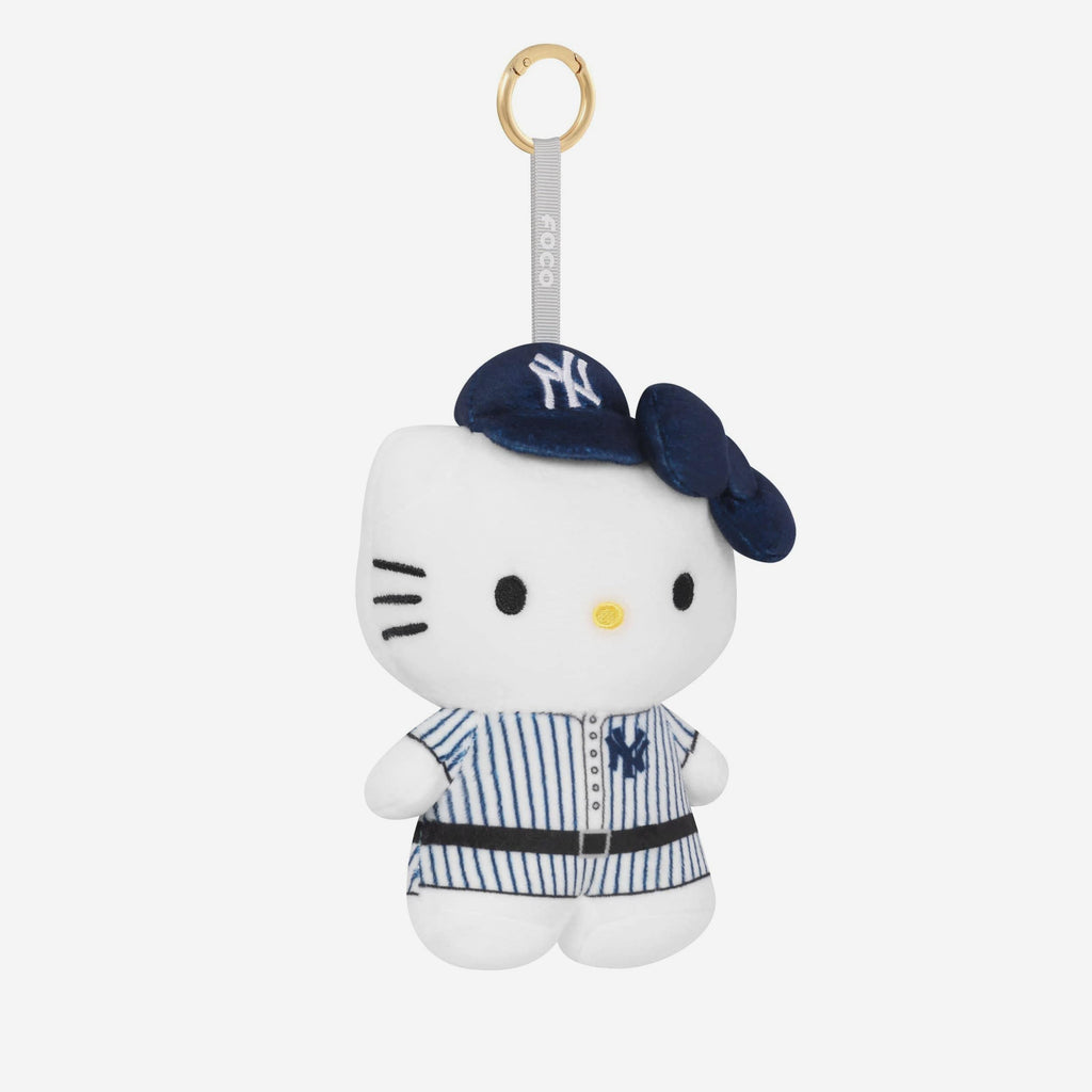 New York Yankees Plush Hello Kitty® Bag Charm Keychain FOCO
