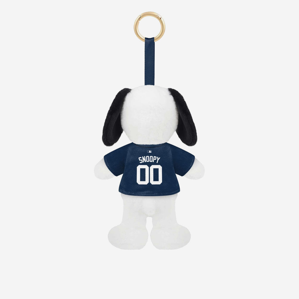Detroit Tigers Plush Snoopy Peanuts Bag Charm Keychain FOCO