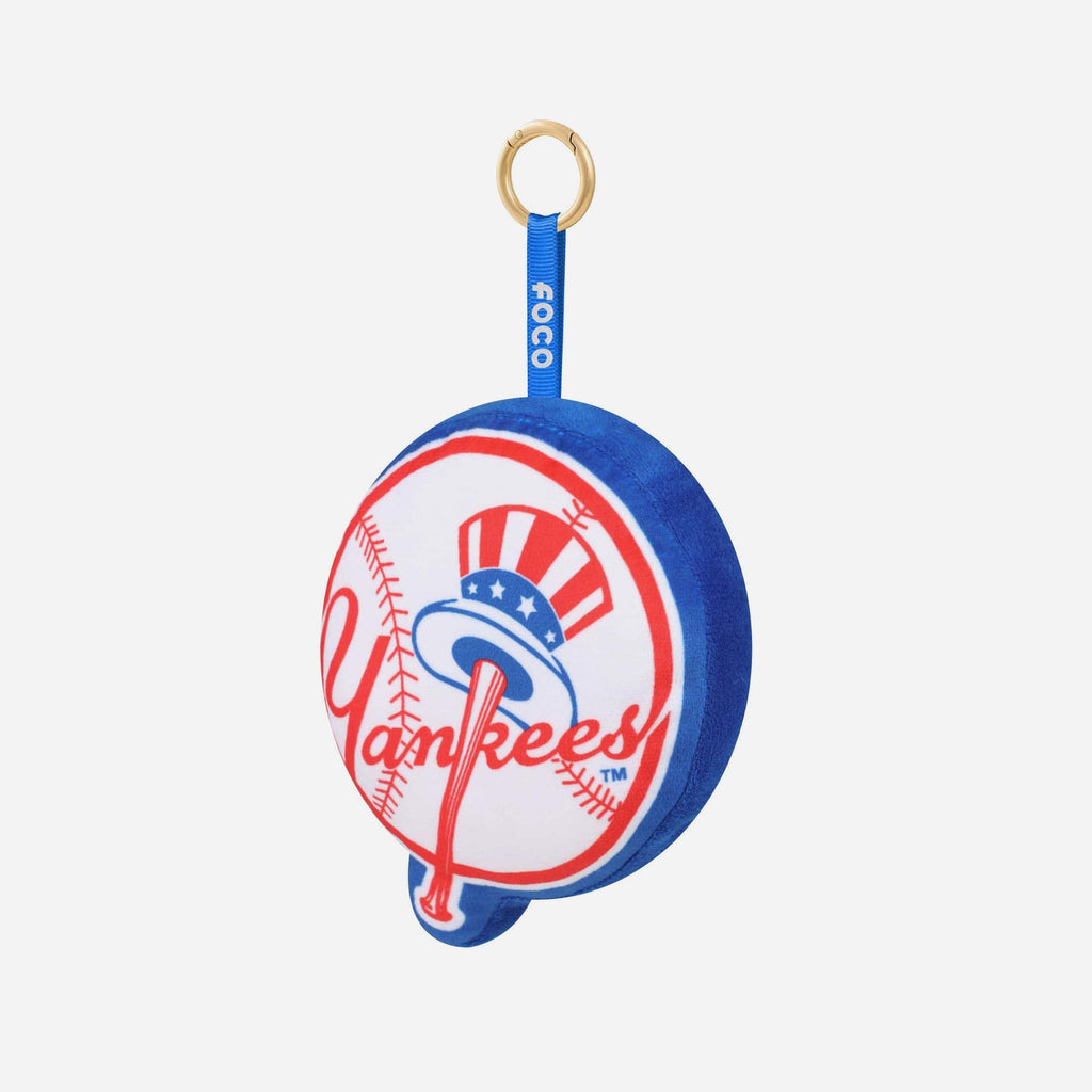 New York Yankees Plush Team Logo Bag Charm Keychain FOCO