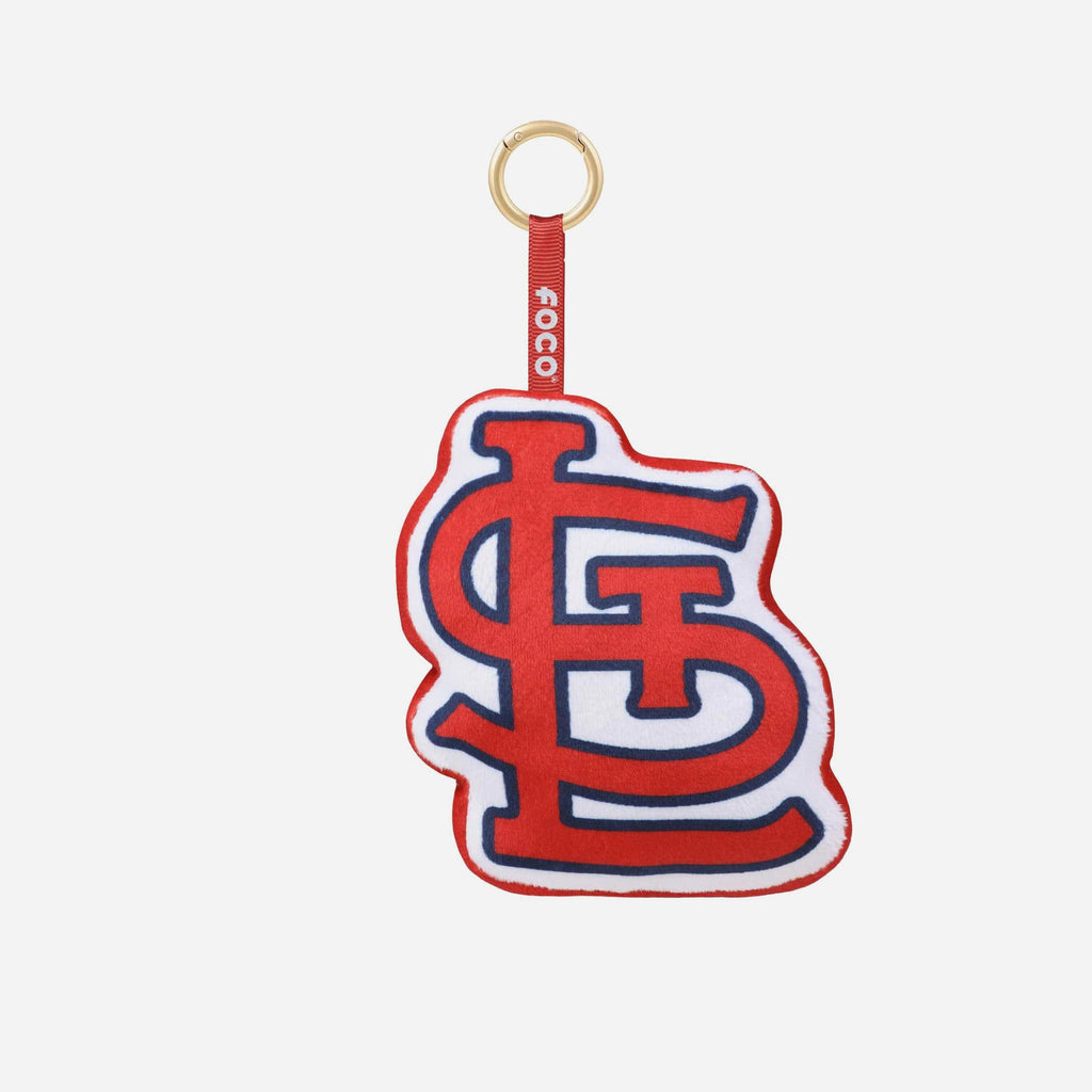 St Louis Cardinals Plush Team Logo Bag Charm Keychain FOCO