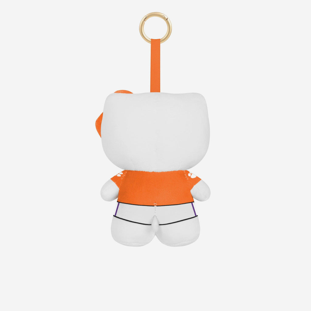 Clemson Tigers Plush Hello Kitty® Bag Charm Keychain FOCO