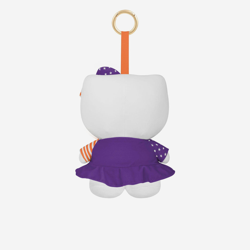 Clemson Tigers Americana Plush Hello Kitty® Bag Charm Keychain FOCO