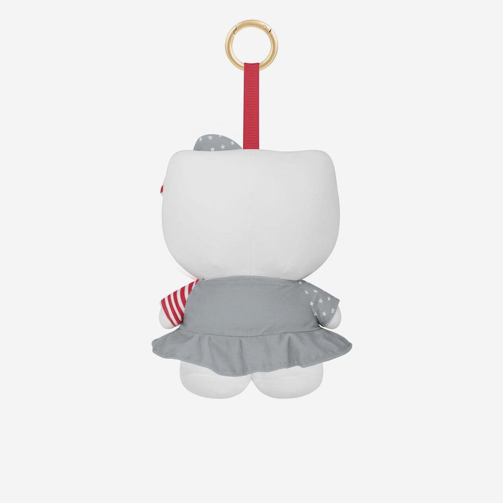 Ohio State Buckeyes Americana Plush Hello Kitty® Bag Charm Keychain FOCO