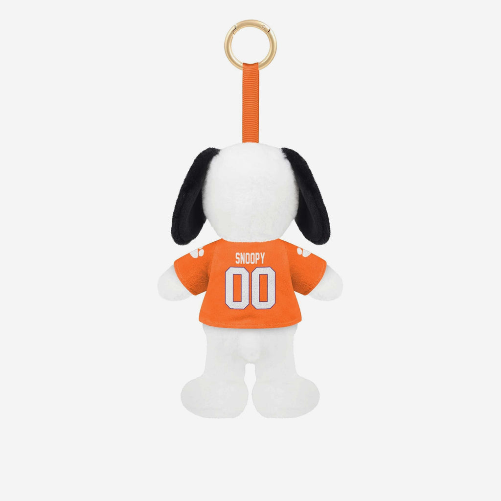 Clemson Tigers Plush Snoopy Peanuts Bag Charm Keychain FOCO