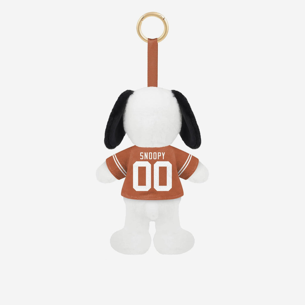 Texas Longhorns Plush Snoopy Peanuts Bag Charm Keychain FOCO