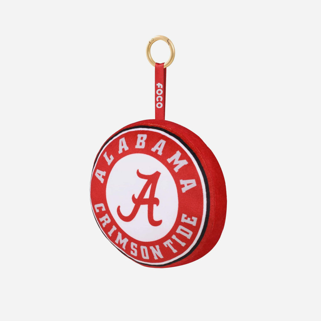 Alabama Crimson Tide Plush Team Logo Bag Charm Keychain FOCO