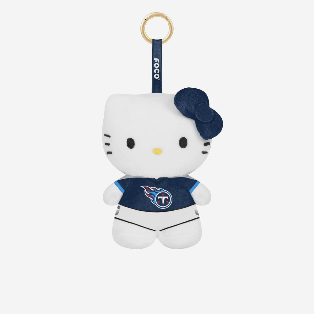 Tennessee Titans Plush Hello Kitty® Bag Charm Keychain FOCO