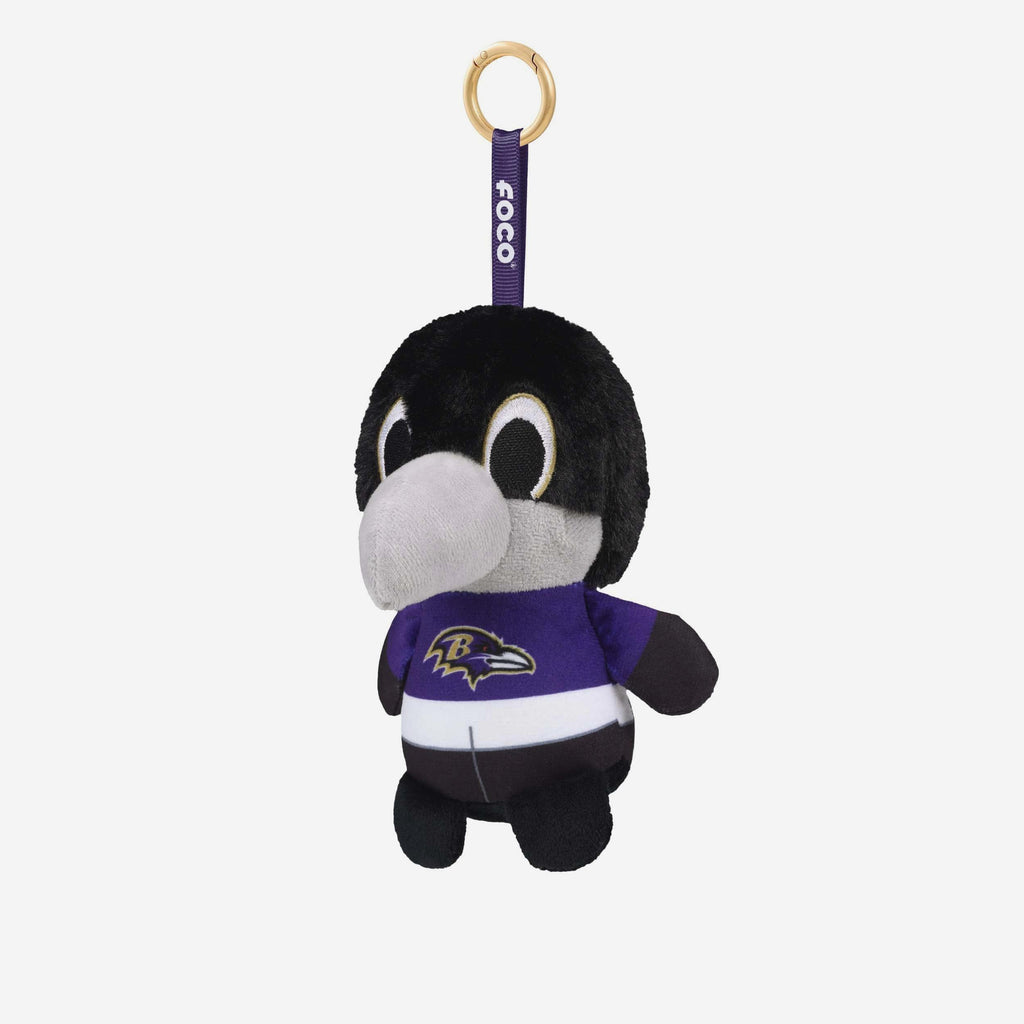 Baltimore Ravens Plush Teamie Beanie Mascot Bag Charm Keychain FOCO