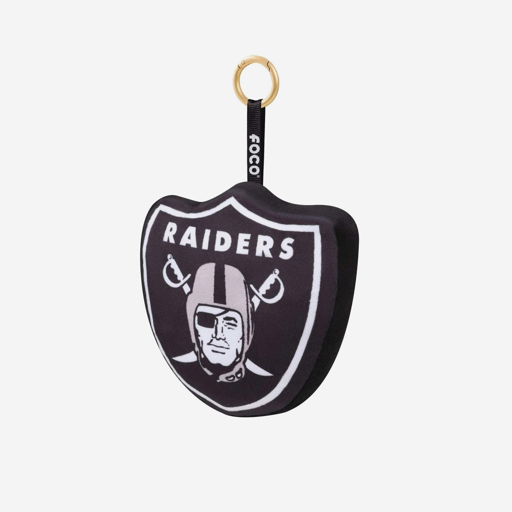Las Vegas Raiders Plush Team Logo Bag Charm Keychain FOCO