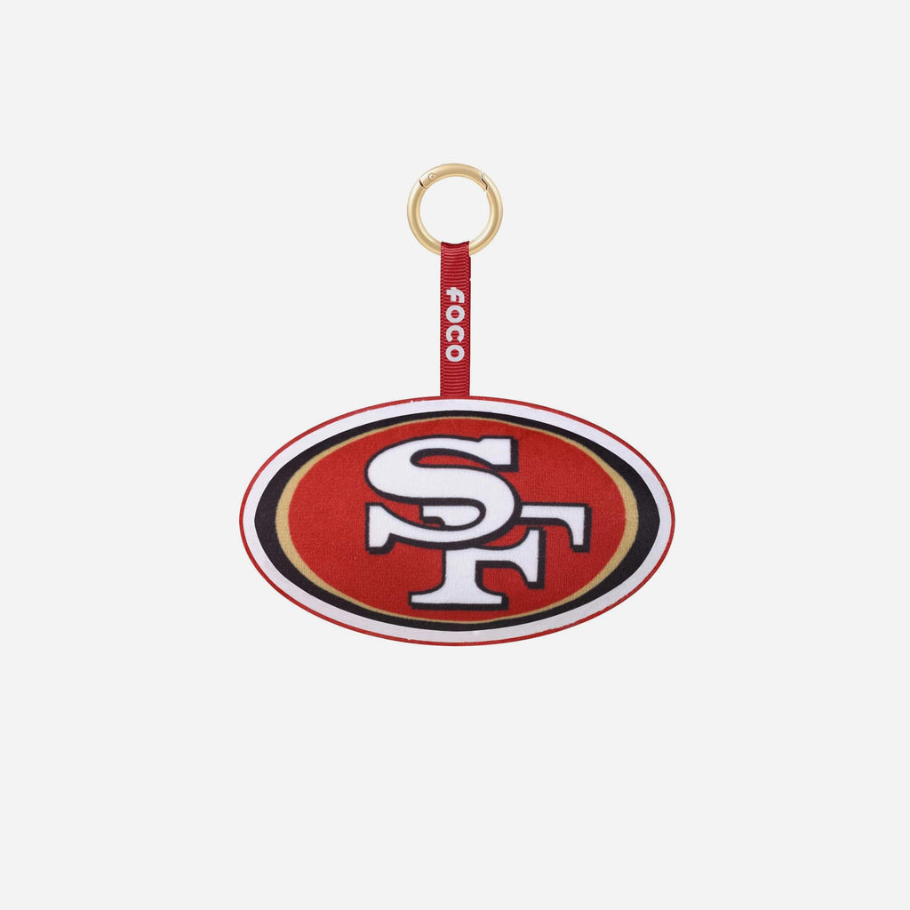San Francisco 49ers Plush Team Logo Bag Charm Keychain FOCO