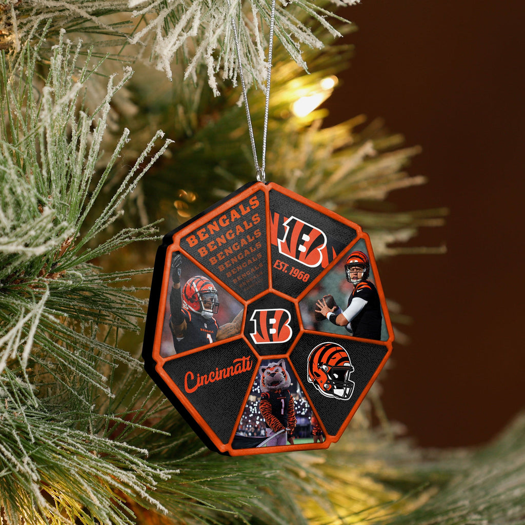 Cincinnati Bengals Team Wheel Ornament FOCO