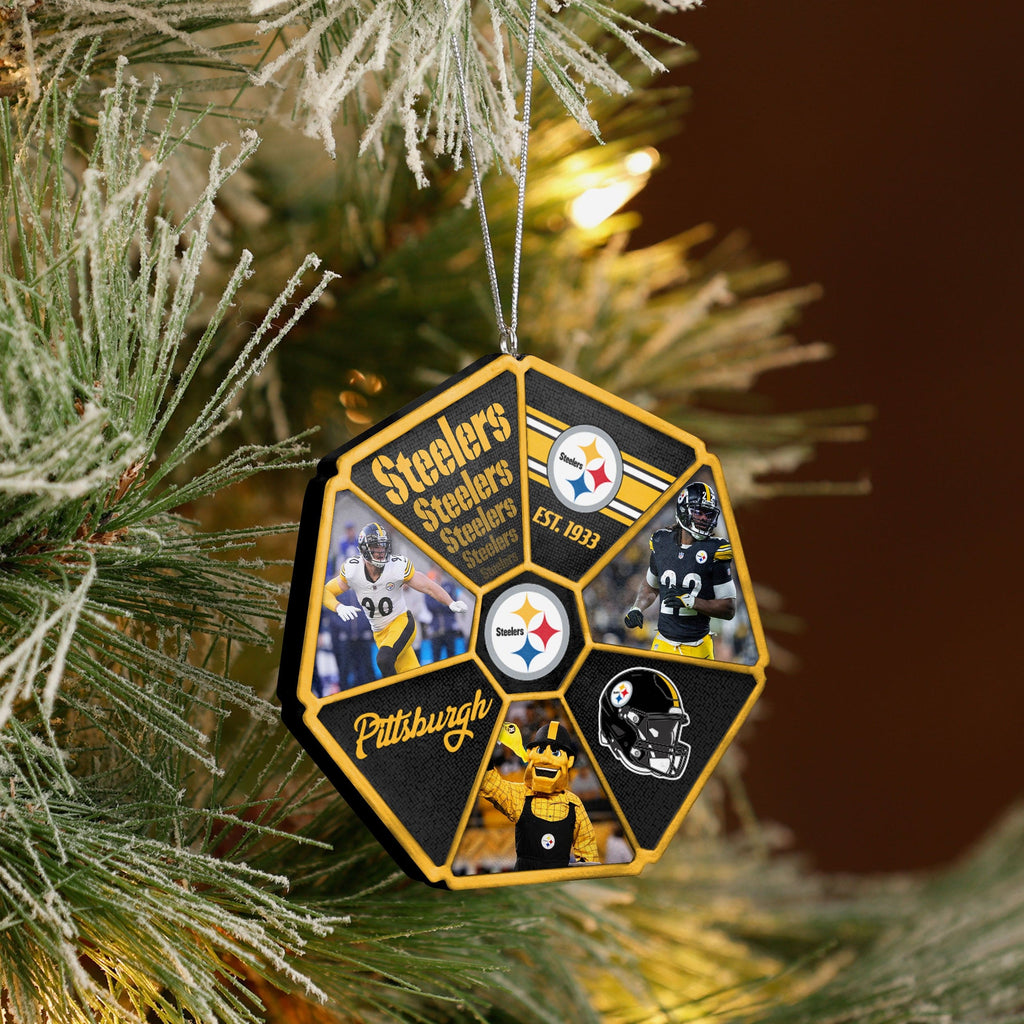 Pittsburgh Steelers Team Wheel Ornament FOCO