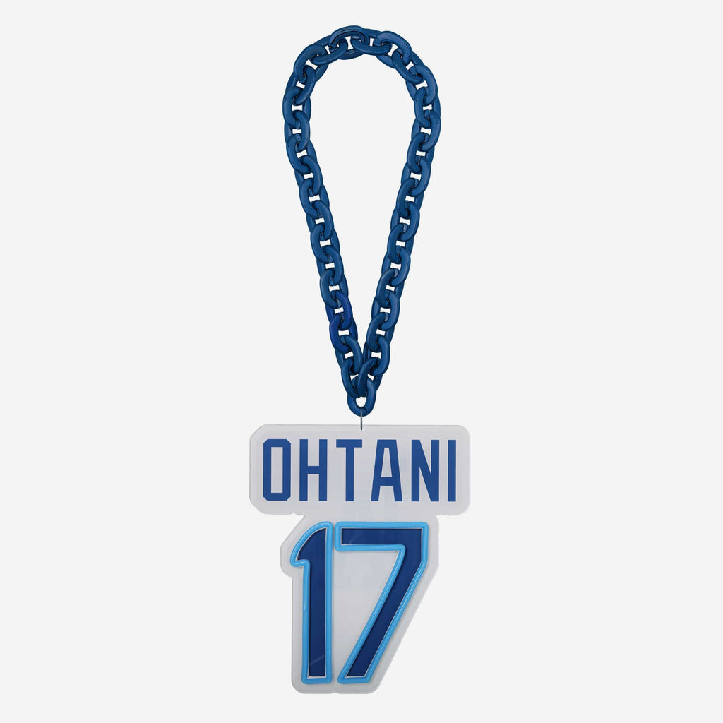 Shohei Ohtani Los Angeles Dodgers Neon Light Up Big Logo Player Chain FOCO