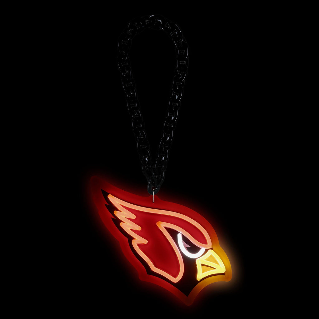 Arizona Cardinals Neon Light Up Big Logo Chain FOCO