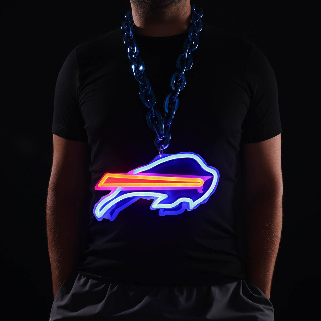Buffalo Bills Neon Light Up Big Logo Chain FOCO