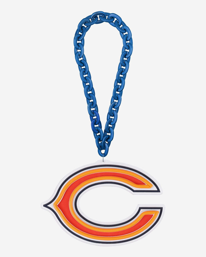 Chicago Bears Fan Jackets Chicago Bears Hype Chain 3D Logo Necklace ...
