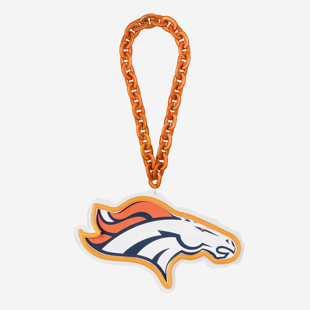 Denver Broncos Neon Light Up Big Logo Chain FOCO