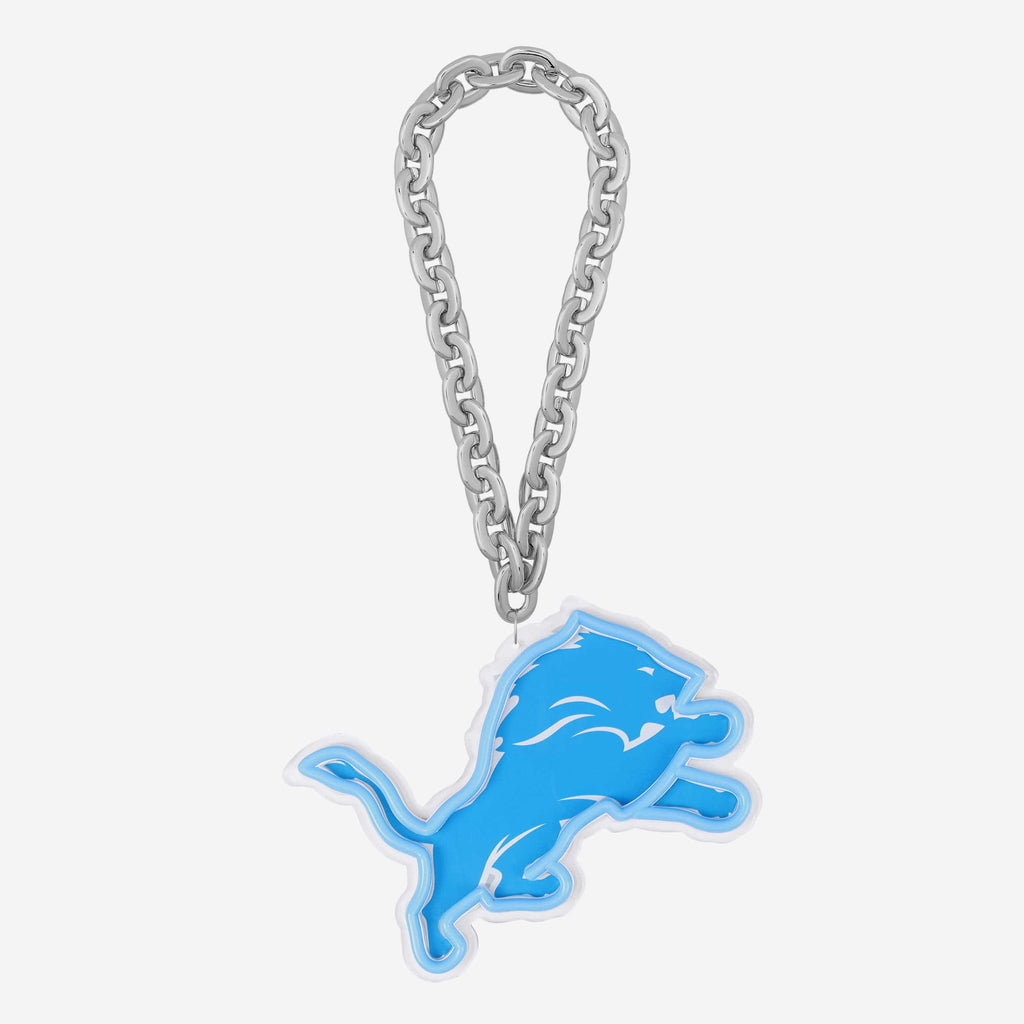 Detroit Lions Neon Light Up Big Logo Chain FOCO