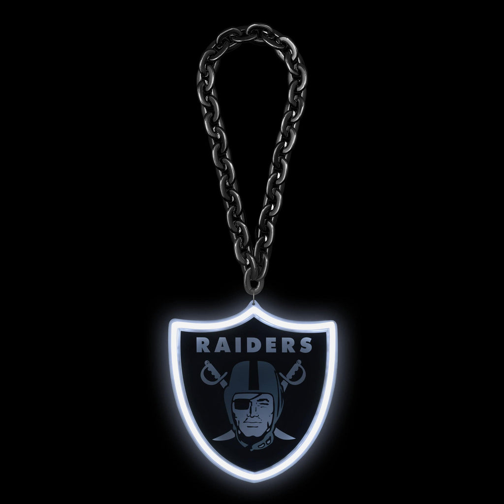 Las Vegas Raiders Neon Light Up Big Logo Chain FOCO