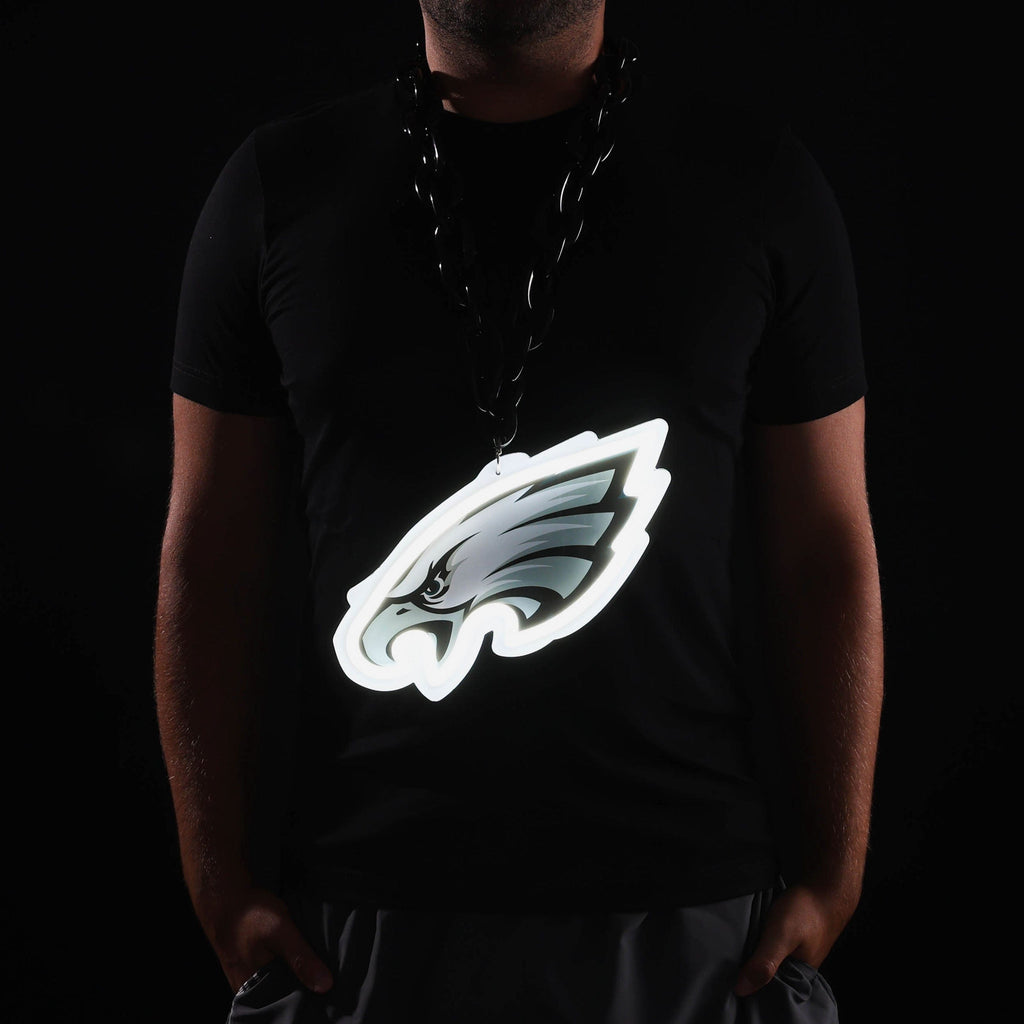 Philadelphia Eagles Neon Light Up Big Logo Chain FOCO