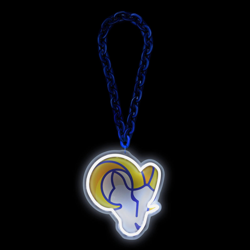 Los Angeles Rams Neon Light Up Big Logo Chain FOCO