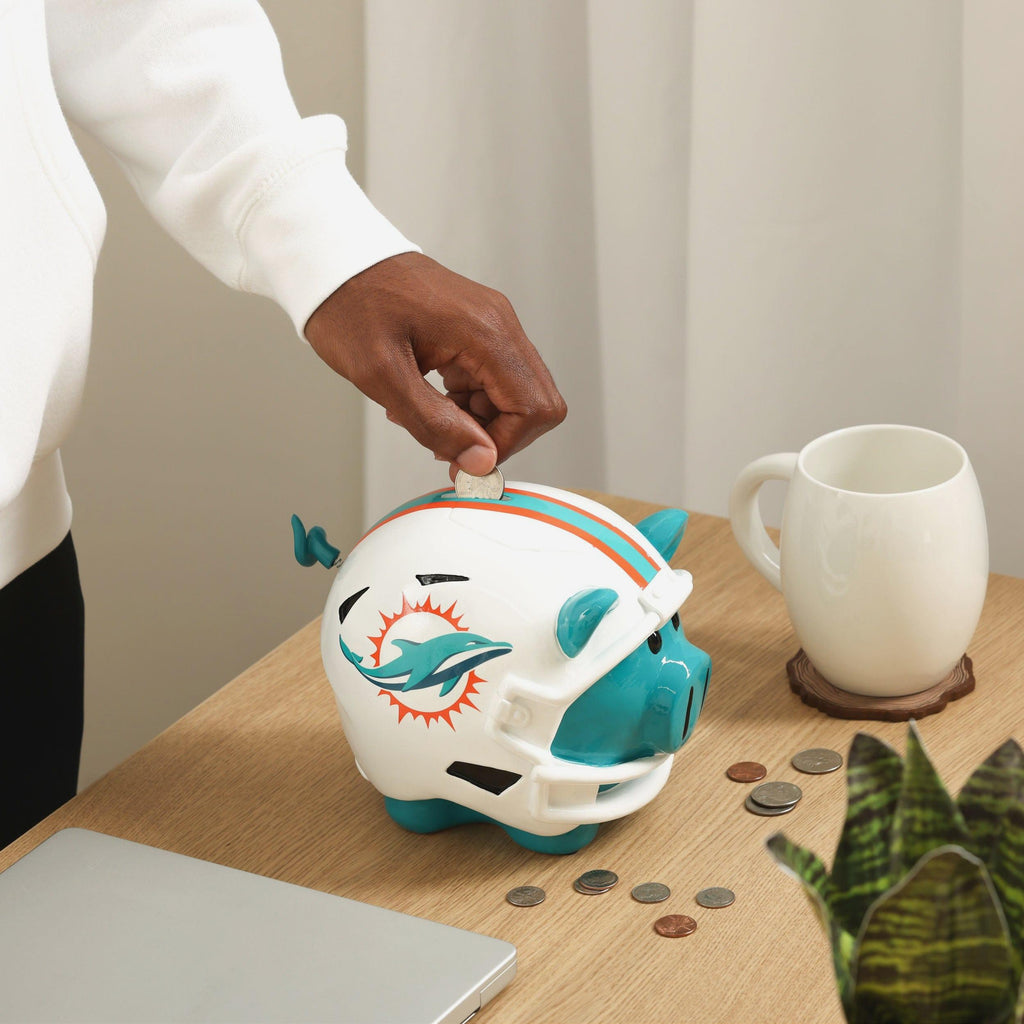 Miami Dolphins Helmet Piggy Bank FOCO
