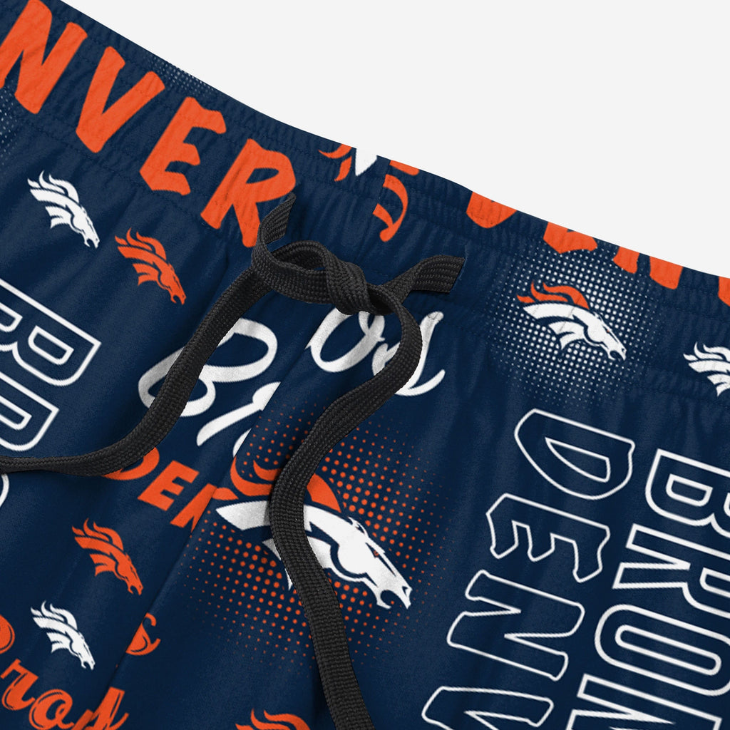 Denver Broncos Womens Mini Print Lounge Pants FOCO