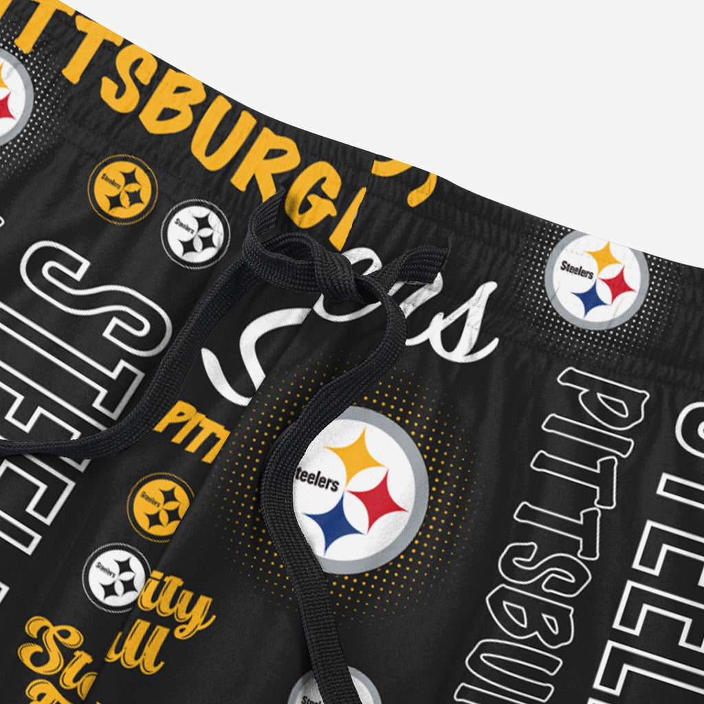 Pittsburgh Steelers Womens Mini Print Lounge Pants FOCO