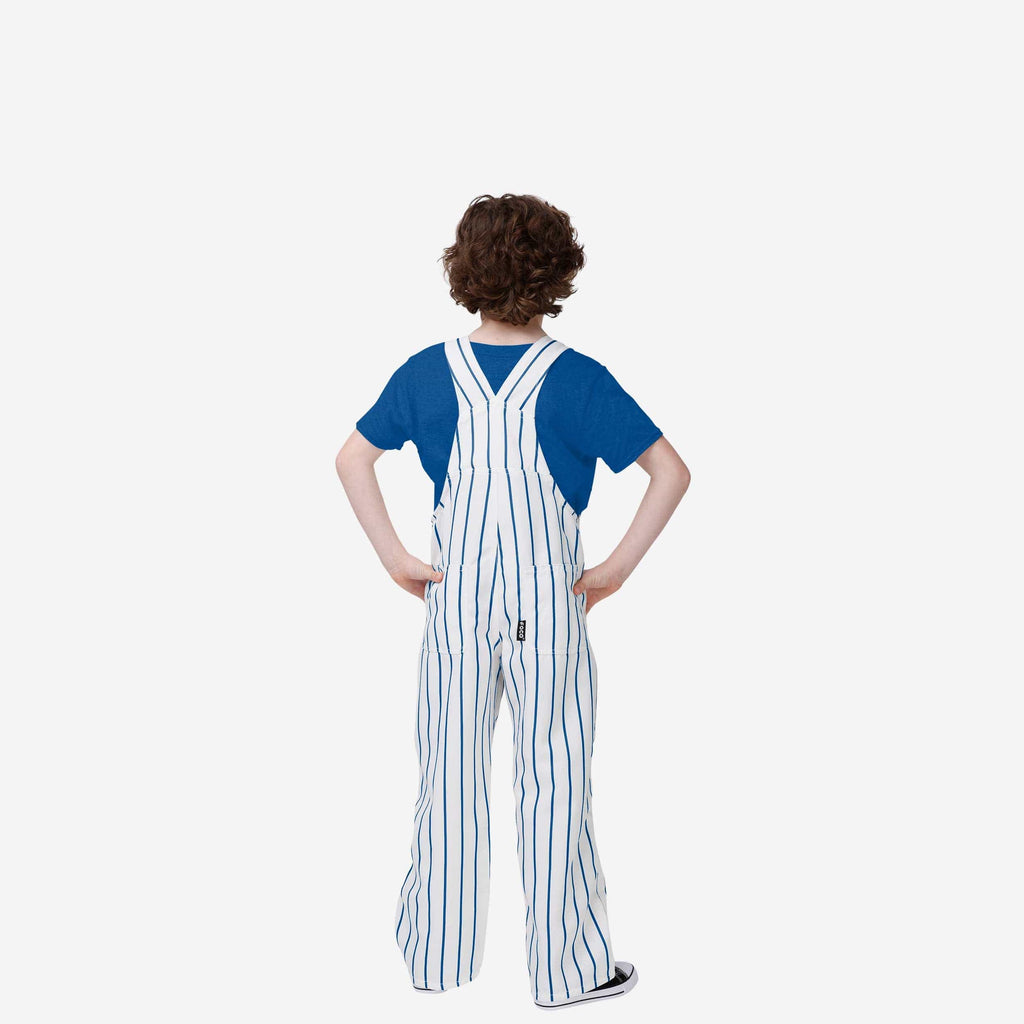 New York Mets Youth Pinstripe Bib Overalls FOCO