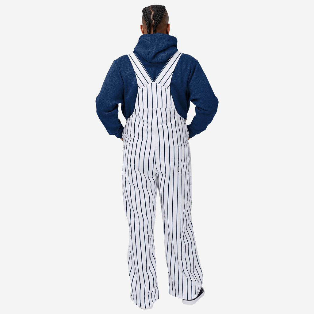 Milwaukee Brewers Mens Pinstripe Bib Overalls FOCO