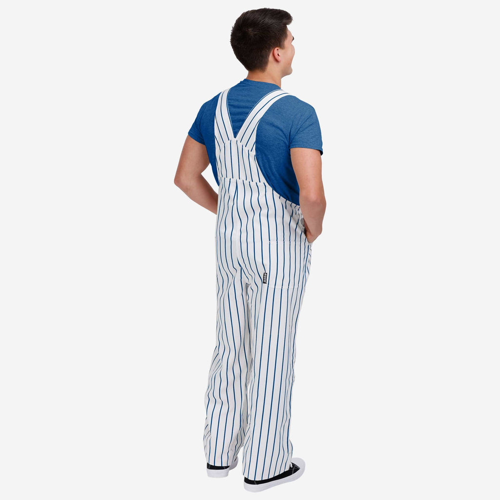 New York Mets Mens Pinstripe Bib Overalls FOCO