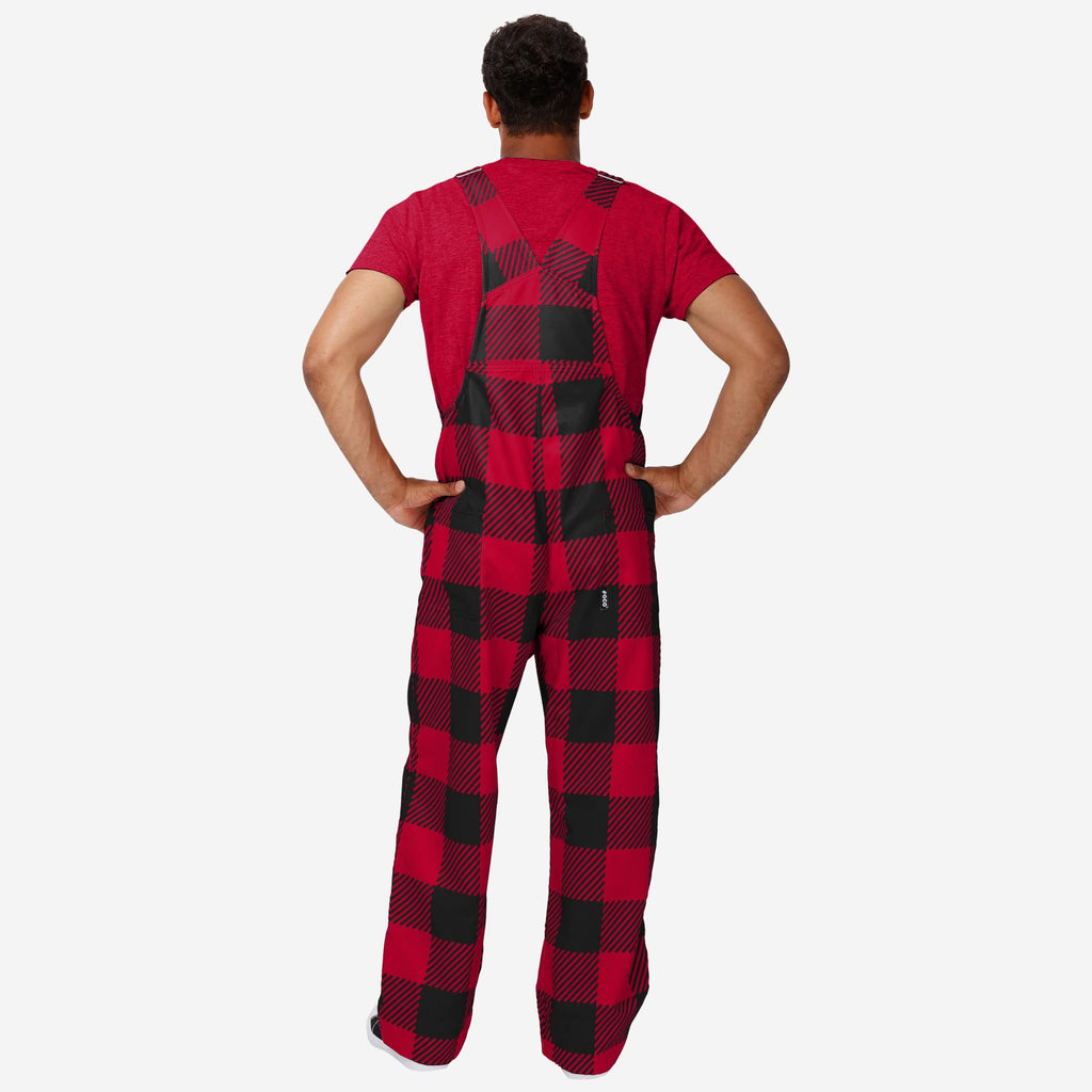Georgia Bulldogs Mens Plaid Bib Overalls FOCO