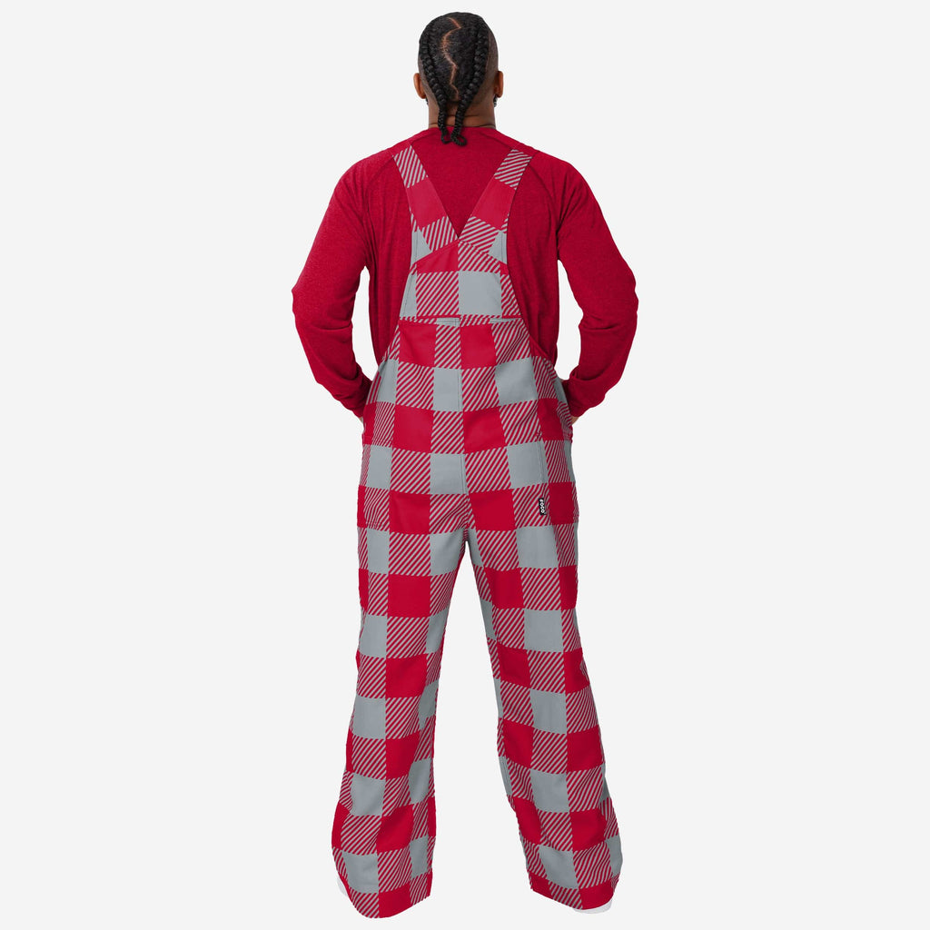 Ohio State Buckeyes Mens Plaid Bib Overalls FOCO