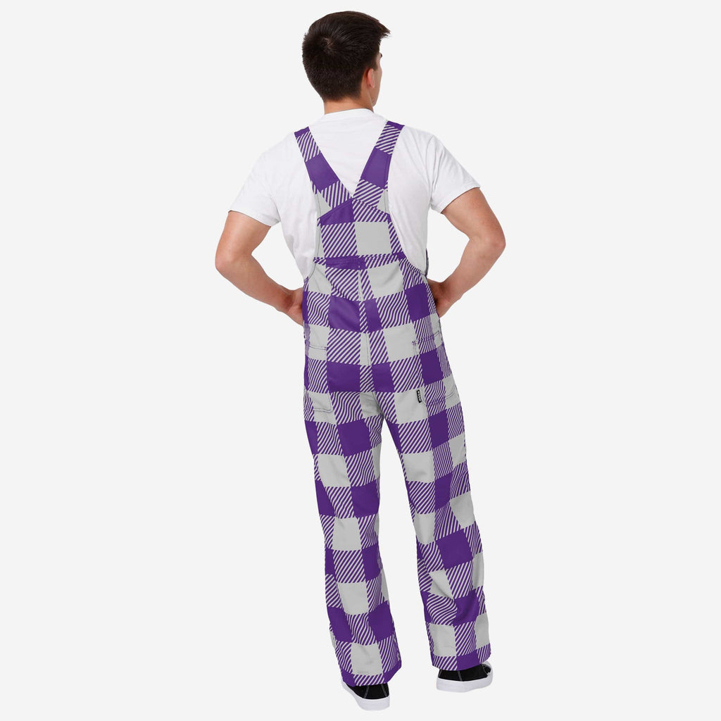 TCU Horned Frogs Mens Plaid Bib Overalls FOCO