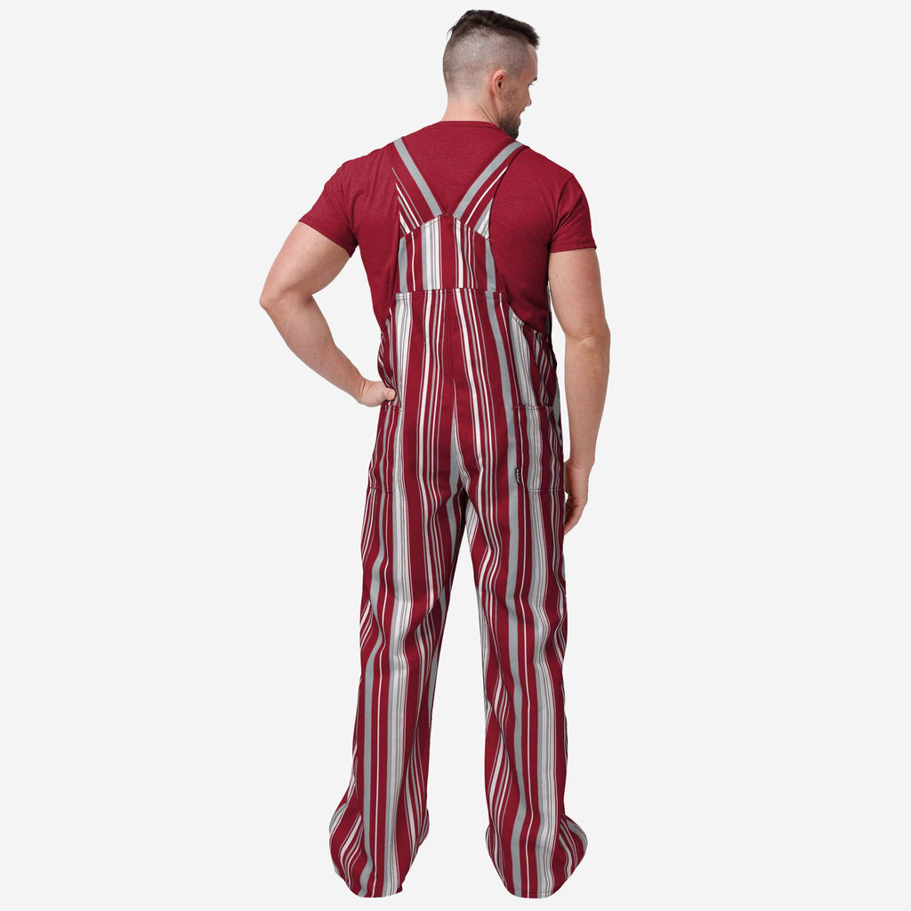 Alabama Crimson Tide Mens Hyper Stripe Bib Overalls FOCO