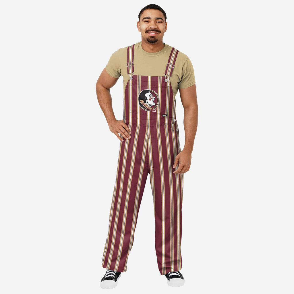 Florida State Seminoles State Mens Sideline Spirit Bib Overalls FOCO