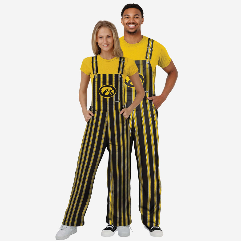 Iowa Hawkeyes Mens Sideline Spirit Bib Overalls FOCO