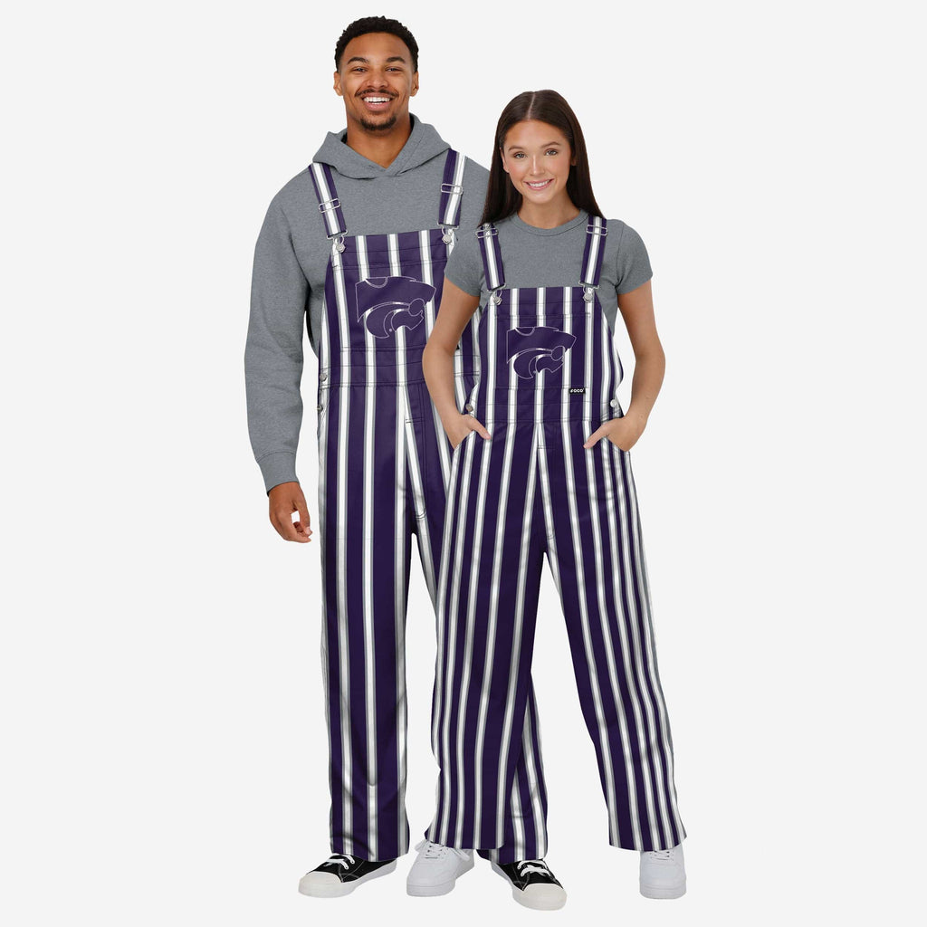 Kansas State Wildcats Mens Sideline Spirit Bib Overalls FOCO