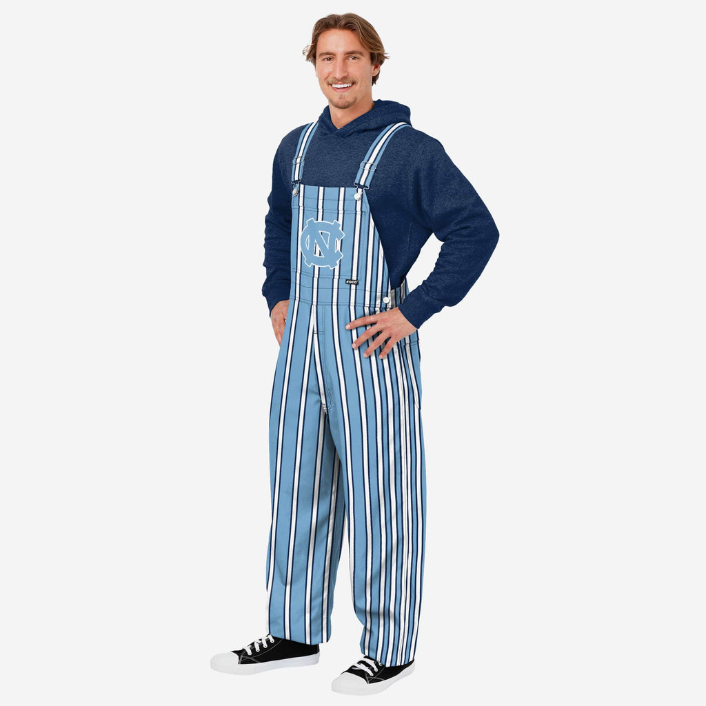 North Carolina Tar Heels Mens Sideline Spirit Bib Overalls FOCO