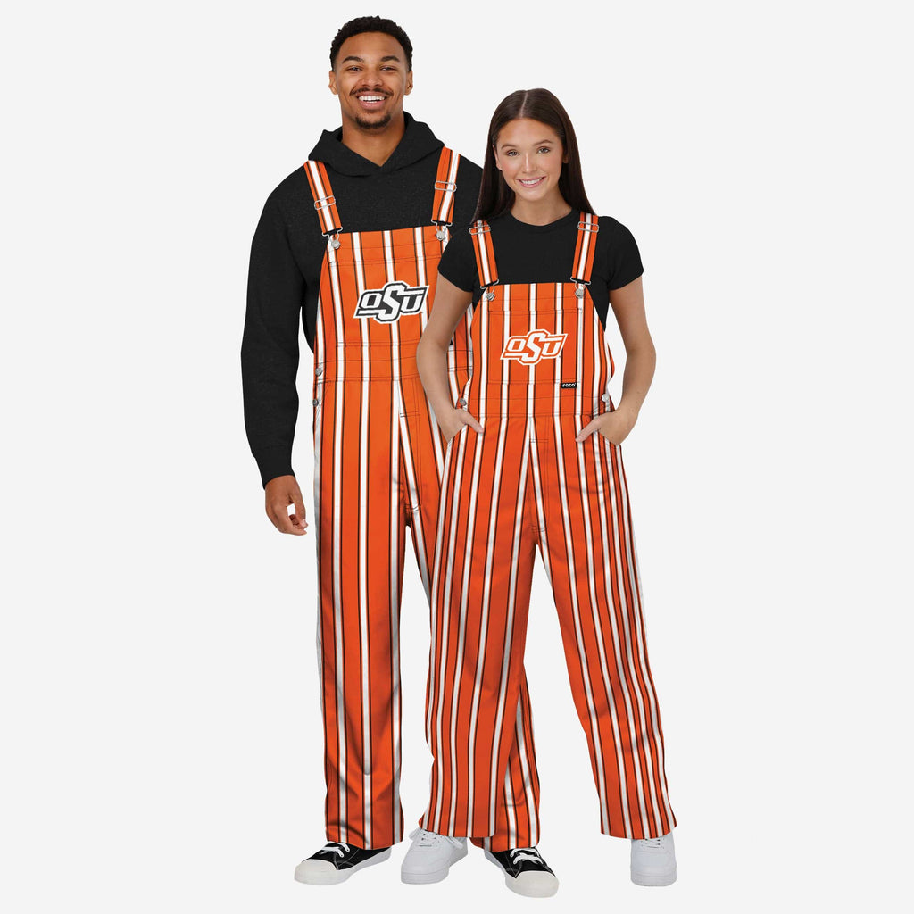Oklahoma State Cowboys Mens Sideline Spirit Bib Overalls FOCO