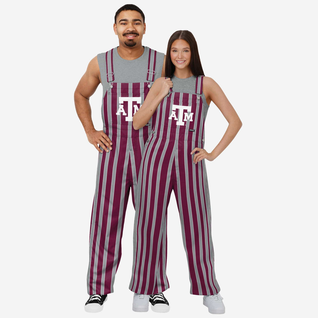 Texas A&M Aggies Mens Sideline Spirit Bib Overalls FOCO