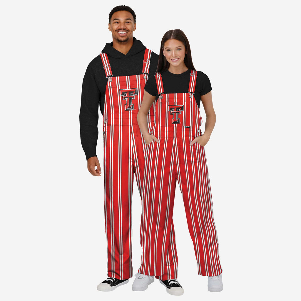 Texas Tech Red Raiders Mens Sideline Spirit Bib Overalls FOCO