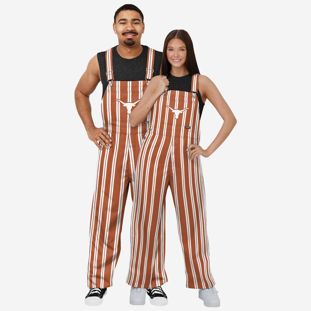 Texas Longhorns Mens Sideline Spirit Bib Overalls FOCO